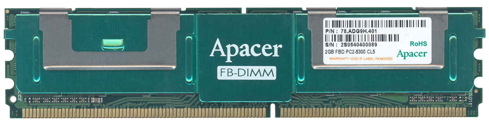 78.ADG9H.401 Apacer 2GB FBD PC5300 Memory