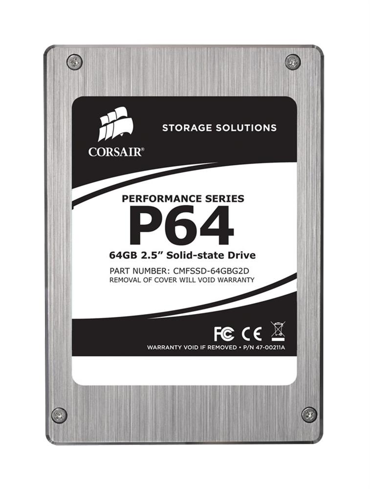 CMFSSD-64GBG2D Corsair 64GB SATA 3.0 Gbps SSD