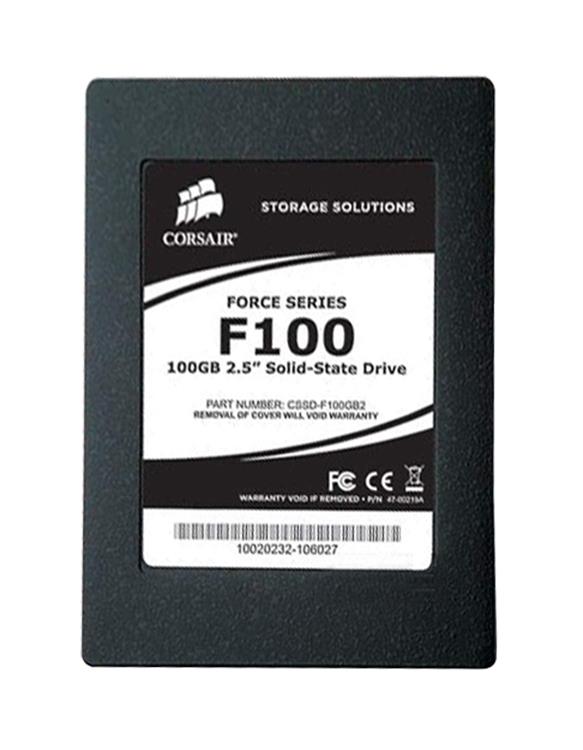 CSSD-F100GB2 Corsair Force F100 100GB SATA 3.0 Gbps SSD