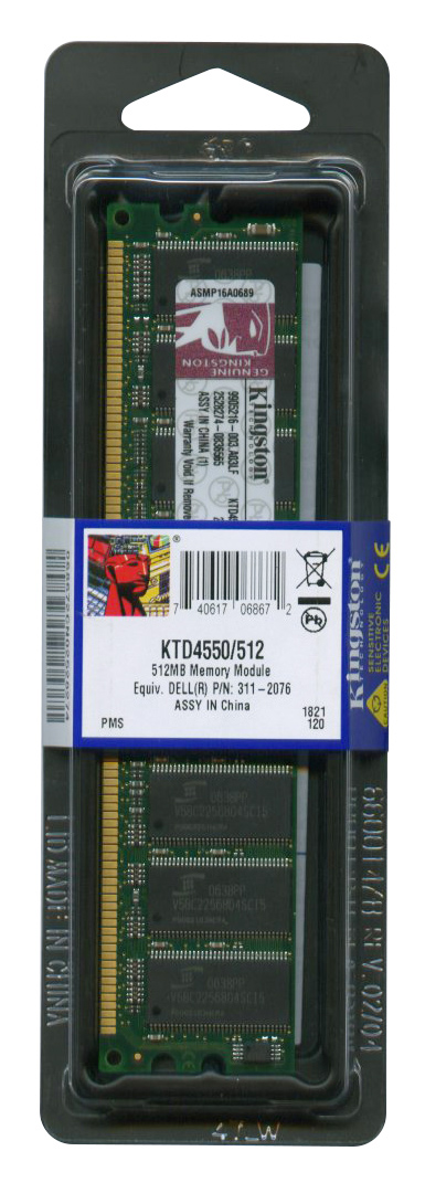 KTD4550/512 Kingston 512MB DDR1 PC2700 Memory