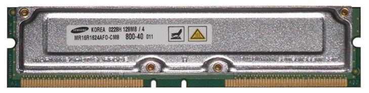 MR16R1624AF0-CM8 Samsung 128MB Rambus PC800 Memory