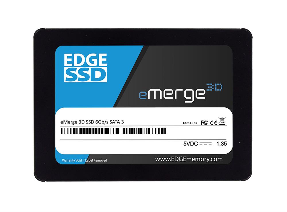 PE252540 Edge Memory eMerge 3D 480GB SATA 6.0 Gbps SSD
