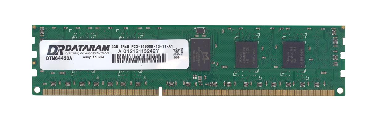 DTM64430A Dataram 4GB DDR3 PC14900 Memory