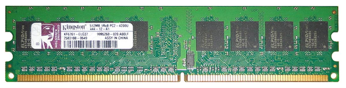 KF6761-ELG37 Kingston 512MB DDR2 PC4200 Memory