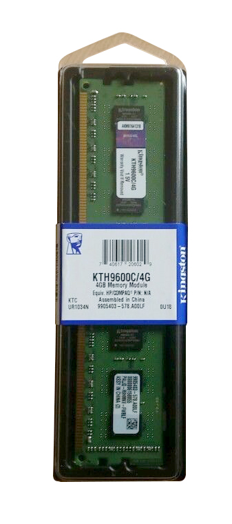 KTH9600C/4G Kingston 4GB DDR3 PC12800 Memory
