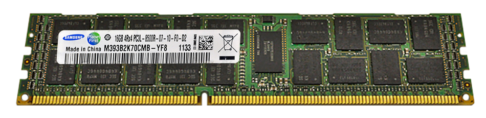 M393B2K70CMB-YF8 Samsung 16GB DDR3 PC8500 Memory