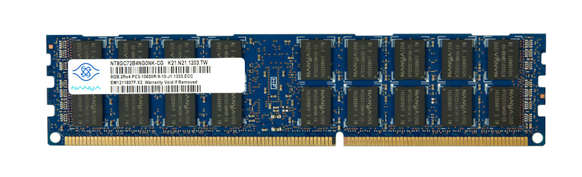 NT8GC72B4NG0NK-CG Nanya 8GB DDR3 PC10600 Memory