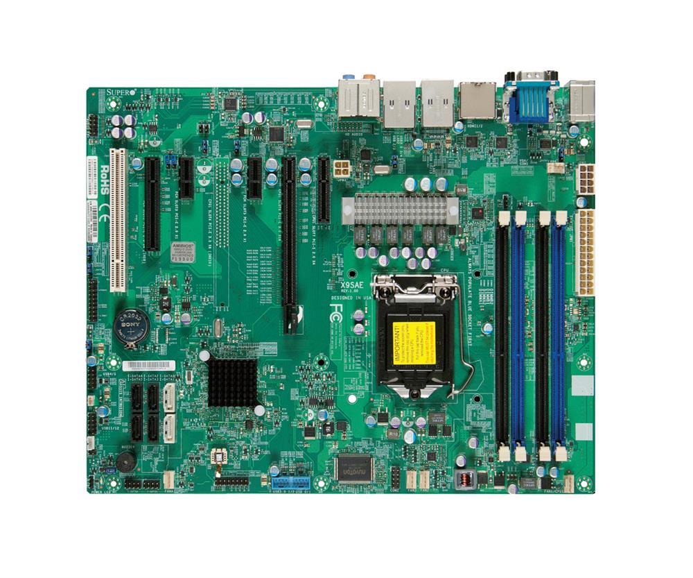 X9SAE SuperMicro Computer System Board for Server