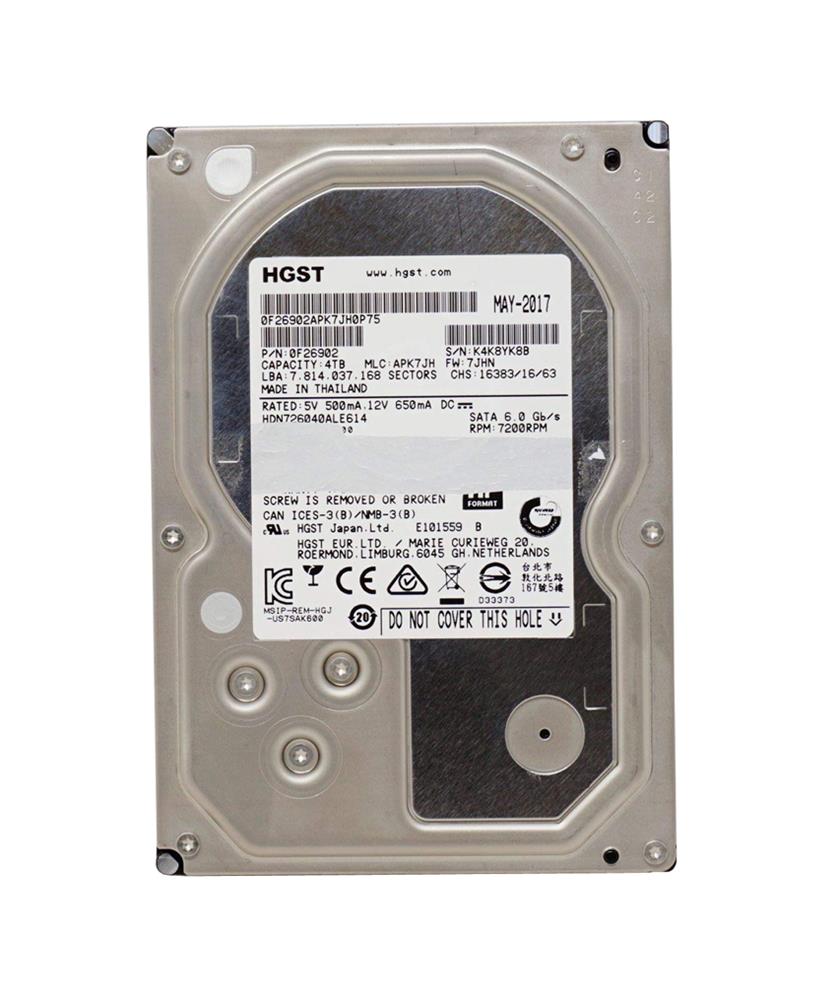 0F26902 Hitachi Deskstar 4TB SATA 6.0 Gbps Hard Drive
