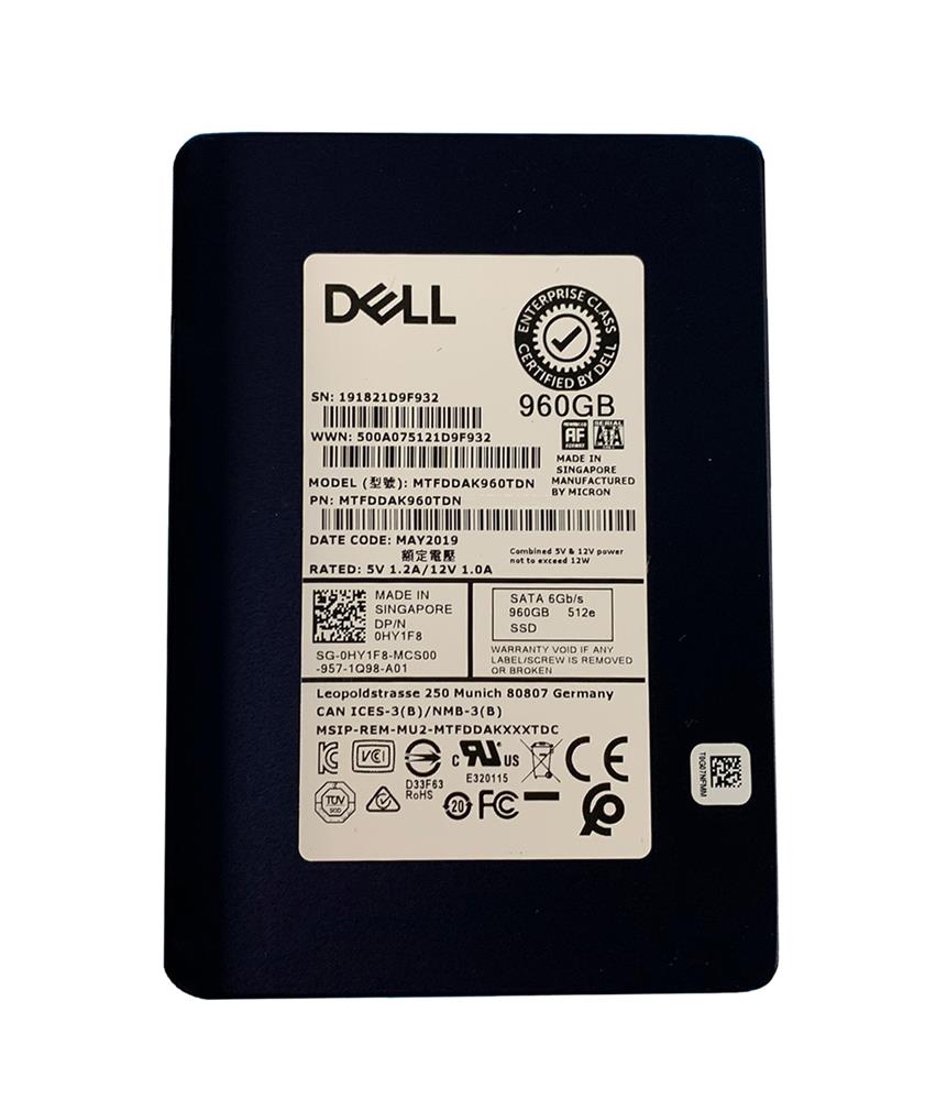 0HY1F8 Dell Solid State Drive