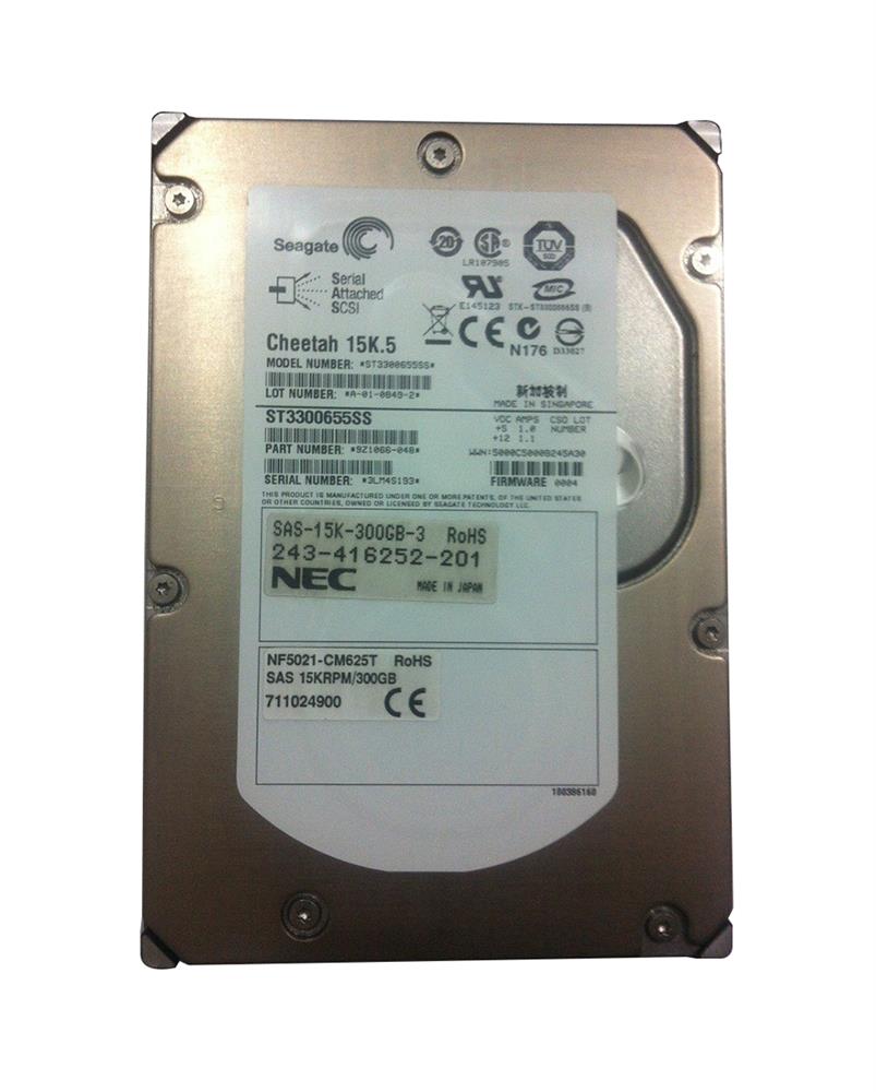 243-416252-201 NEC 300GB SAS 3.0 Gbps Hard Drive