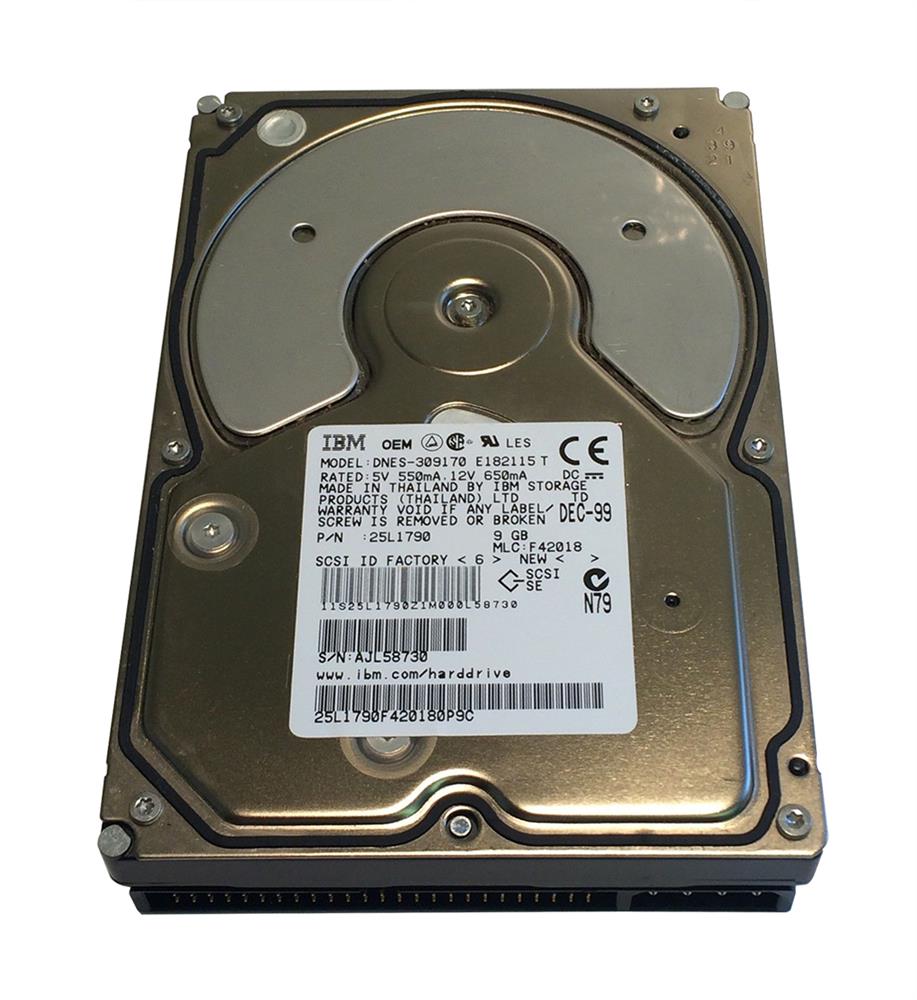 25L1790 IBM Ultrastar 19GB Ultra SCSI Hard Drive