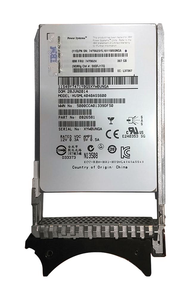 74Y9524 IBM 387GB SAS 3.0 Gbps SSD