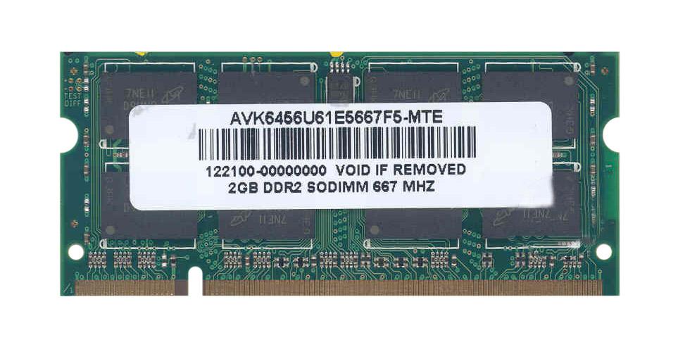 AVK6456U61E5667F5-MTE Avant 2GB SoDimm PC5300 Memory