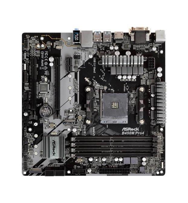 B450M Pro4 ASRock Computer System Board