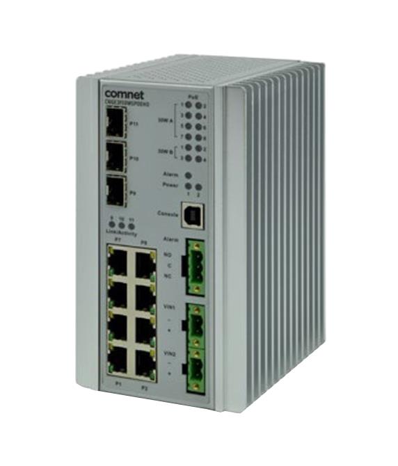 CNGE3FE8MSPOEHOK Comnet Network Switch