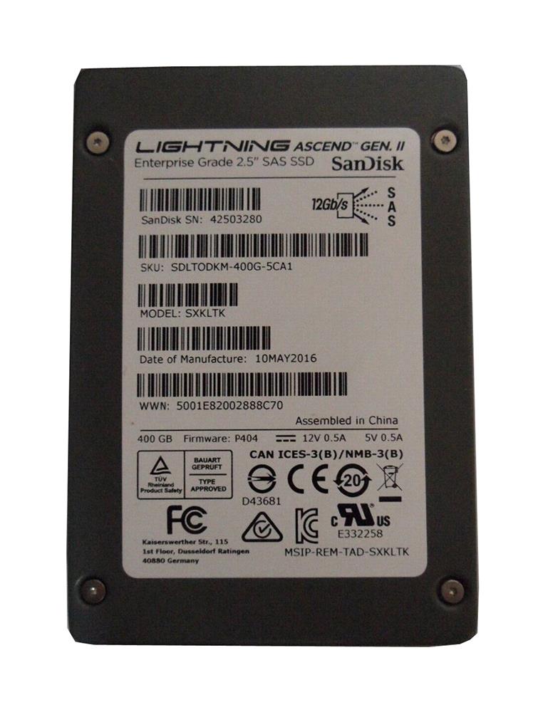 E100SSSD400EMLC-RF Cisco Solid State Drive