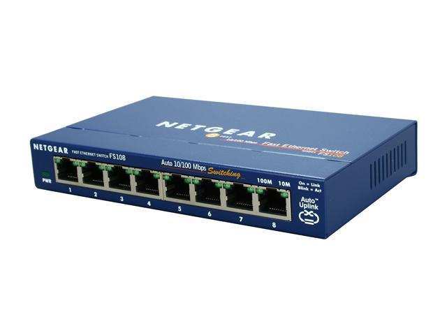 FS108BDL1NA NetGear Network Switch