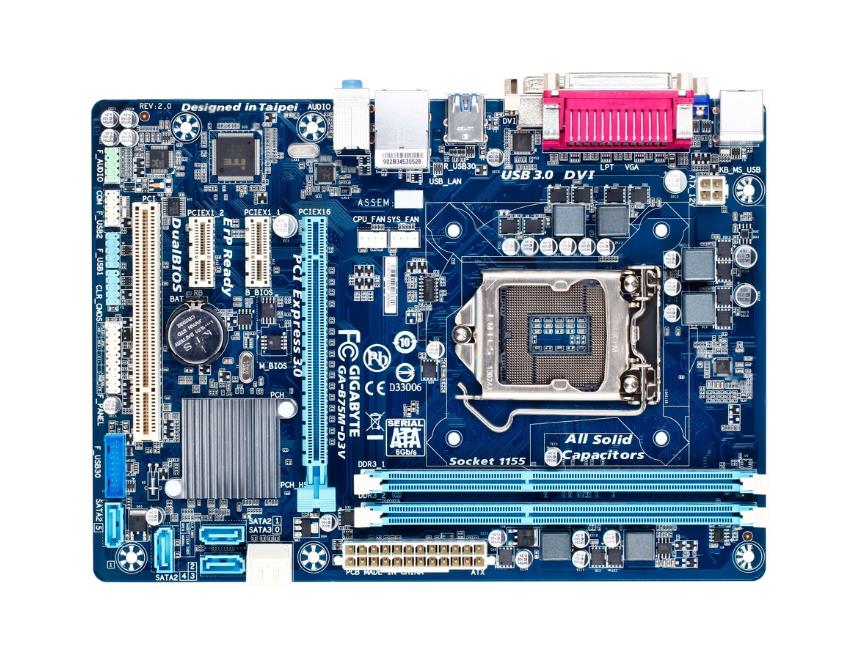 GA-B75M-D3V(rev.1.0) Gigabyte Tech Computer System Board