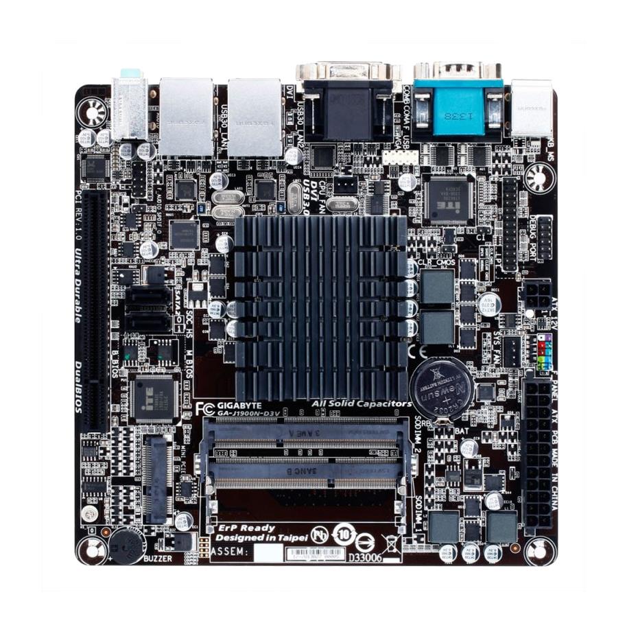 GA-J1900N-D3V(rev.1.x) Gigabyte Tech Computer System Board