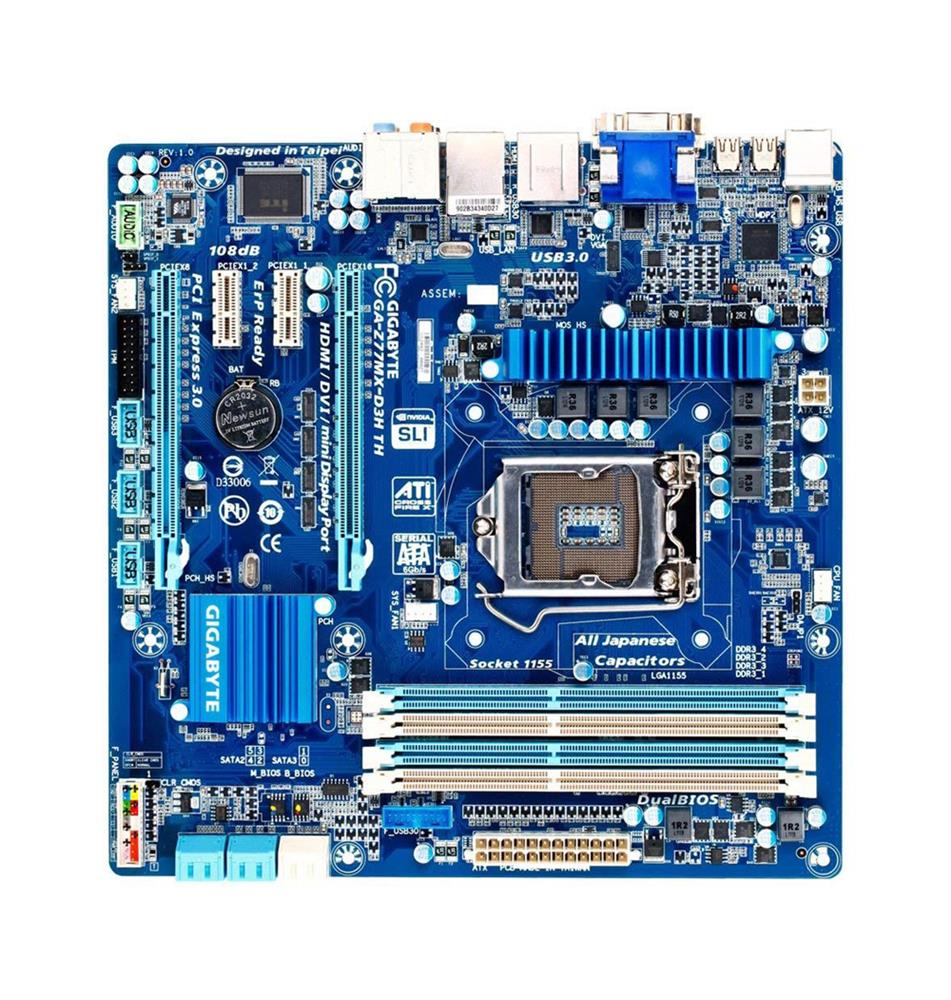 GA-Z77MX-D3HTH(rev.1.0) Gigabyte Tech Computer System Board