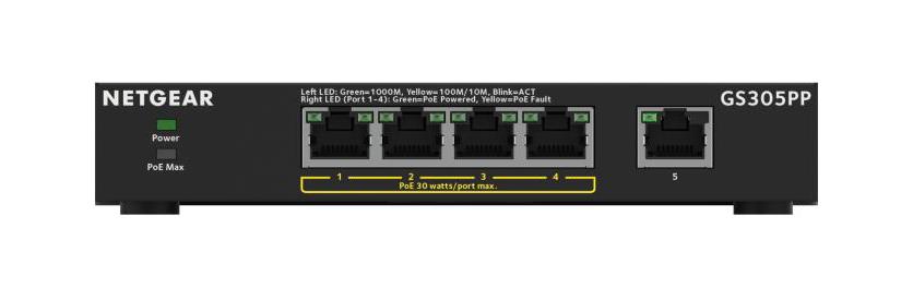 GS305PP-100NAS NetGear Network Switch