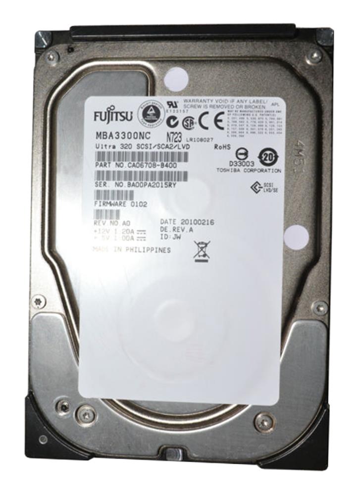MBA3300NC Fujitsu Enterprise 300GB Ultra-320 SCSI Hard Drive