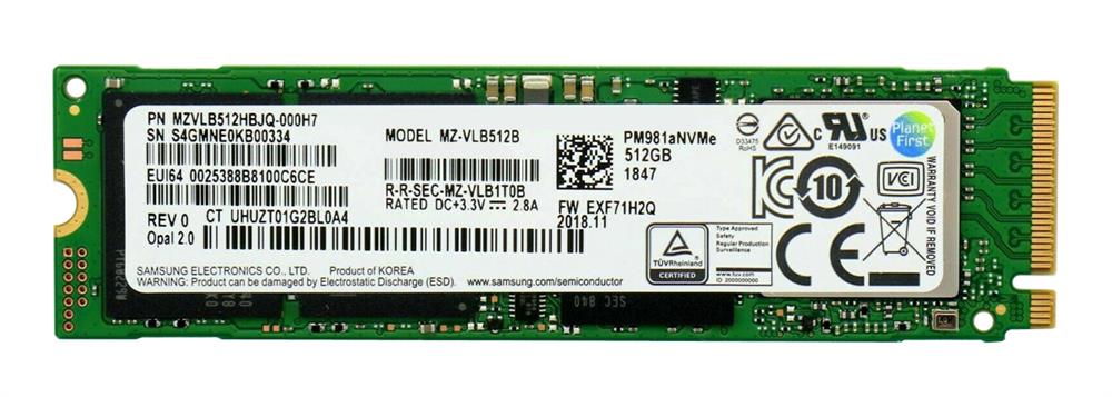 MZVLB512HBJQ 000H7 Samsung Solid State Drive MZVLB512HBJQ 000H7 Samsung Solid State Drive