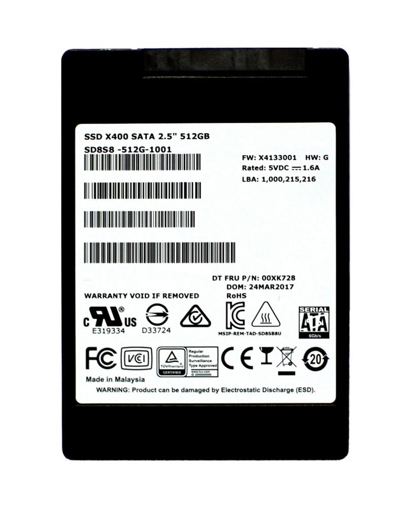 SD8S8-512G-1001 IBM Solid State Drive