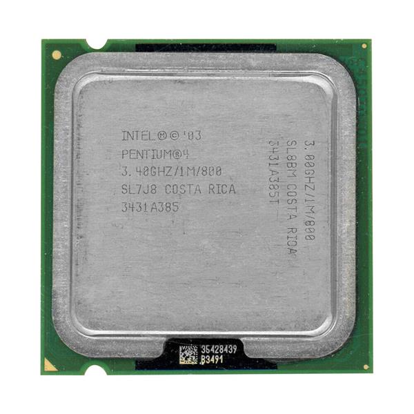 SL7J8 Intel 3.40GHz Pentium 4 Processor