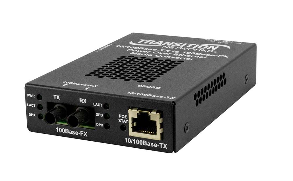 SPOEB1011-100-BR Transition Networks Network Media Converter