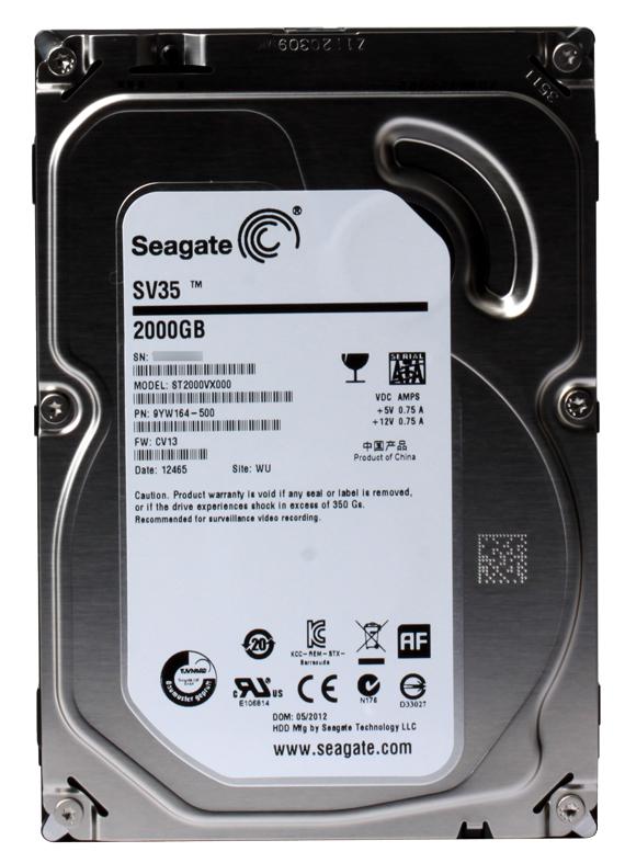 ST2000VX000 Seagate SV35 2TB SATA 6.0 Gbps Hard Drive