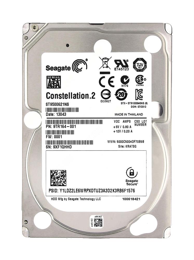 ST9500621NS Seagate Constellation.2 500GB SATA 6.0 Gbps Hard Drive