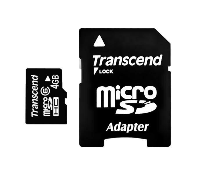TRN-TS4GUSDHC6 Transcend Flash Memory Card
