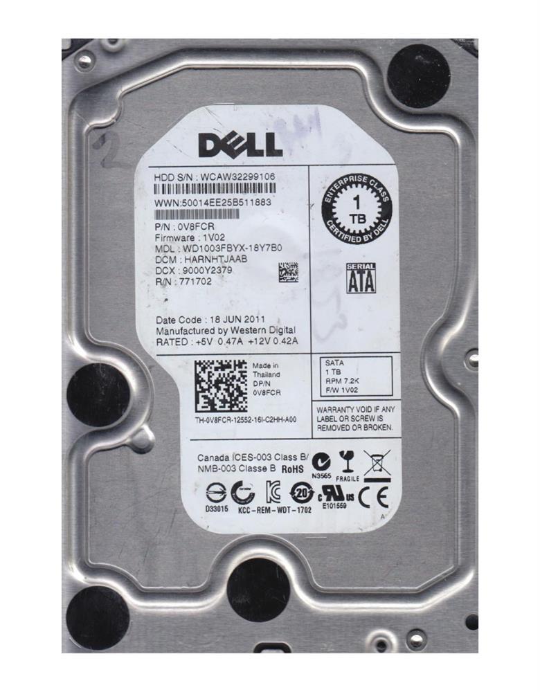 WD1003FBYX-18Y7BO Western Digital Hard Drive
