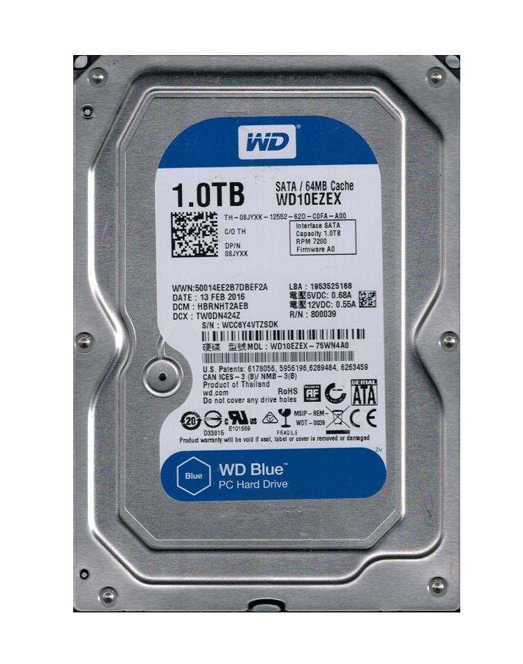 WD10EZEX-75WN4A0 Western Digital Hard Drive