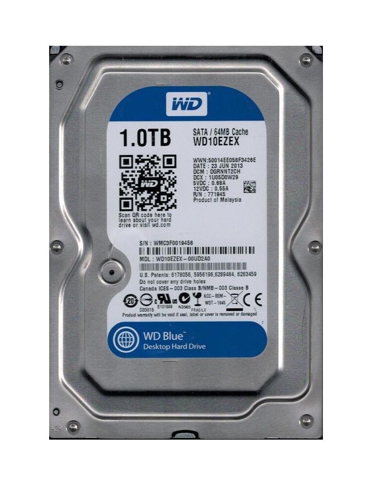 WD10EZEX-OOUD2AO Western Digital Hard Drive