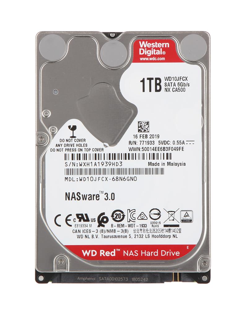 WD10JFCX-68N6GNO Western Digital Hard Drive