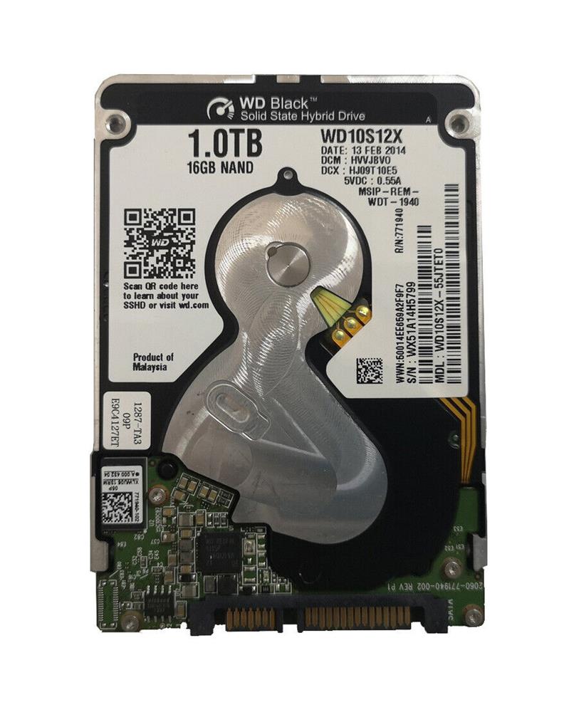 WD10S12X-55JTETO Western Digital Hard Drive