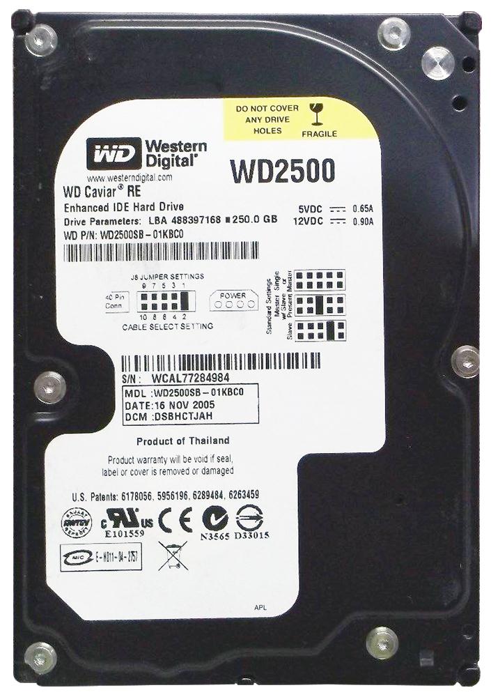 WD2500SB Western Digital Hard Drive