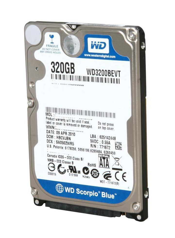 WD3200BEVT-22ZCTO Western Digital Hard Drive