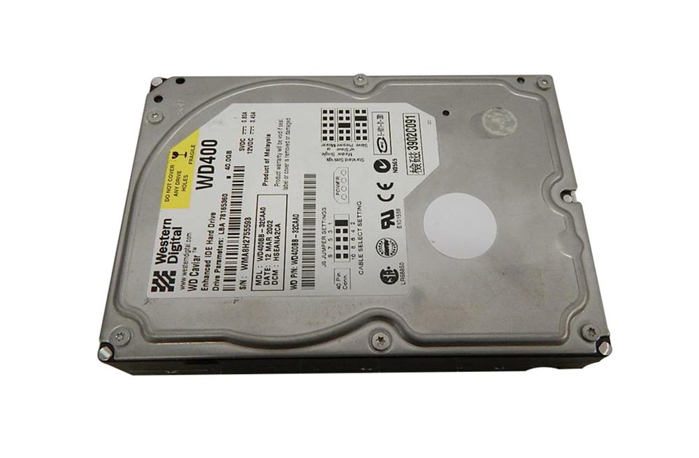 WD400BB-32CAAO Western Digital Hard Drive