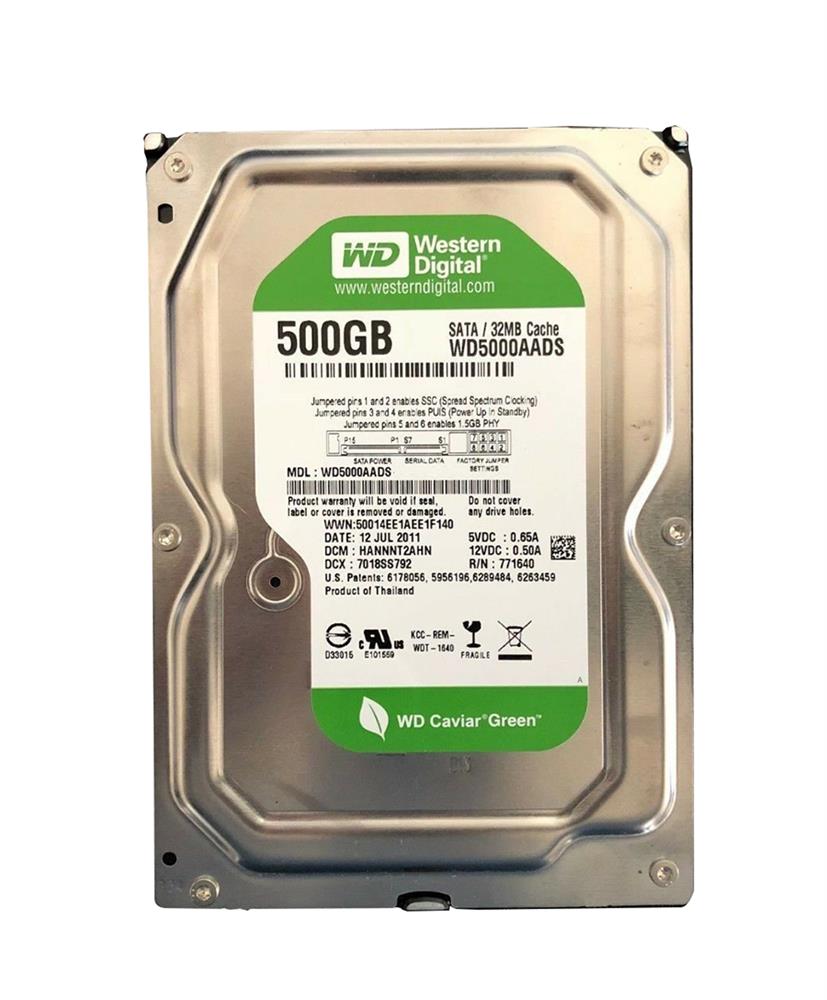 WD5000AADS-56S9BO Western Digital Hard Drive