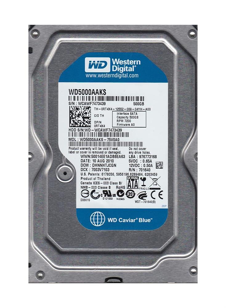 WD5000AAKS-75VOAO Western Digital Hard Drive