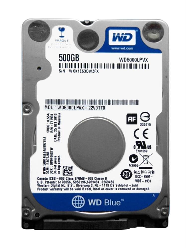 WD5000LPVX-22V0TTO Western Digital Hard Drive