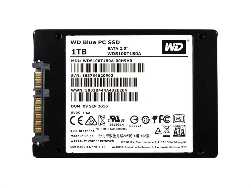 WDS100T1B0A Western Digital Blue 1TB SATA 6.0 Gbps SSD