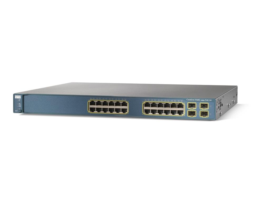 WS-C3560G-24PS-E-A1 Cisco Network Switch