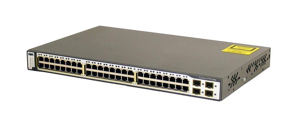 WS-C3750-48TS-S Cisco Network Switch